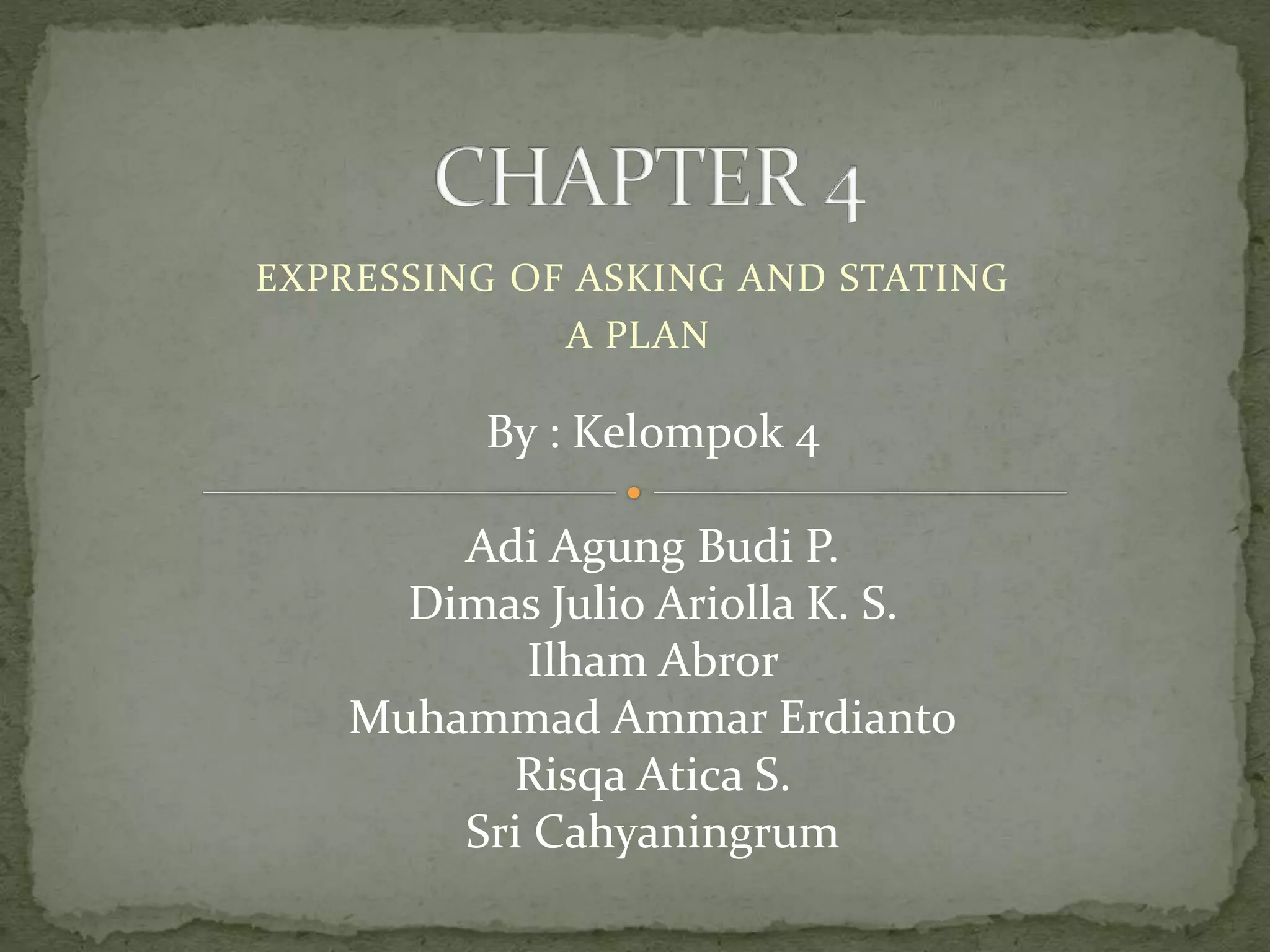 asking our plan | PPTX | Financial Planning | Personal Finance