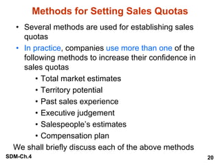 sales territories and quotas | PPTX