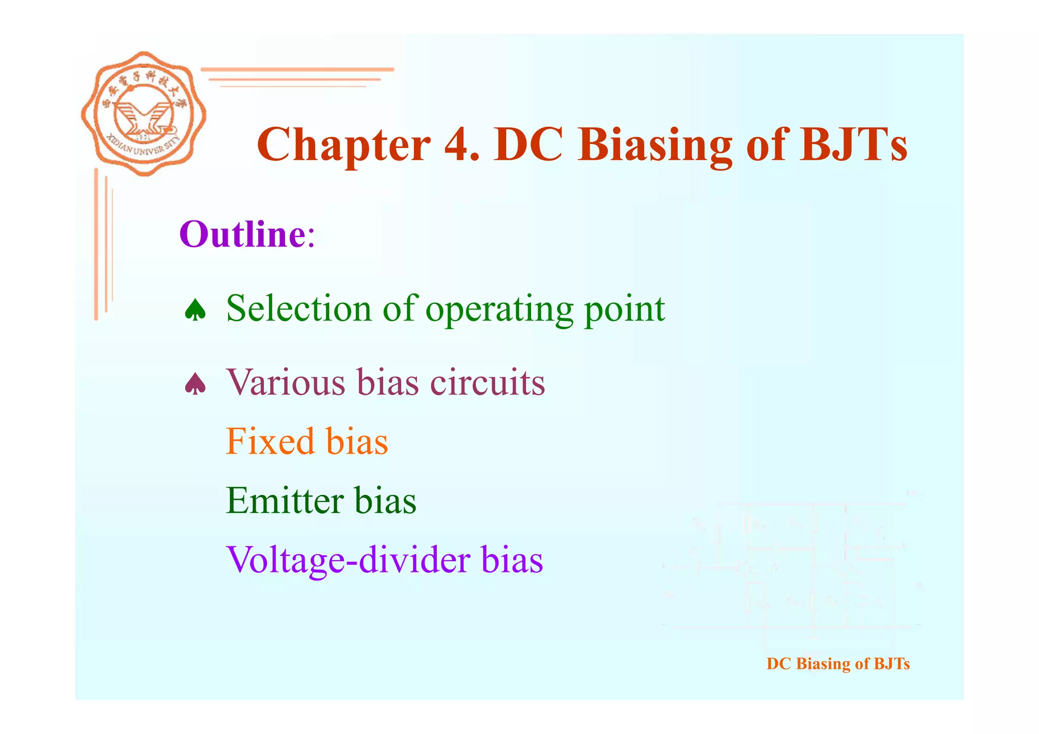 dc biasing | PDF