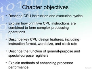 CDA4411: Chapter 4 - Processor Technology and Architecture | PPT
