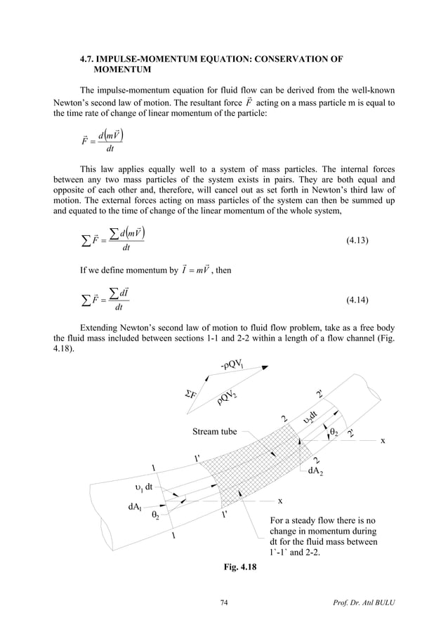 BASIC EQUATIONS FOR ONE-DIMENSIONAL FLOW (Chapter 04) | PDF | Physics ...
