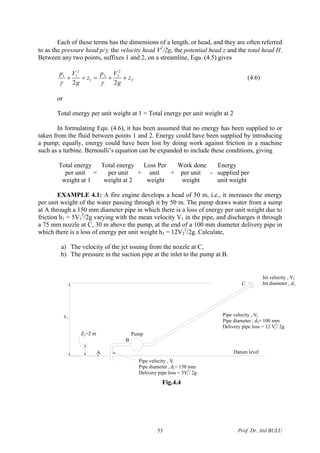 BASIC EQUATIONS FOR ONE-DIMENSIONAL FLOW (Chapter 04) | PDF