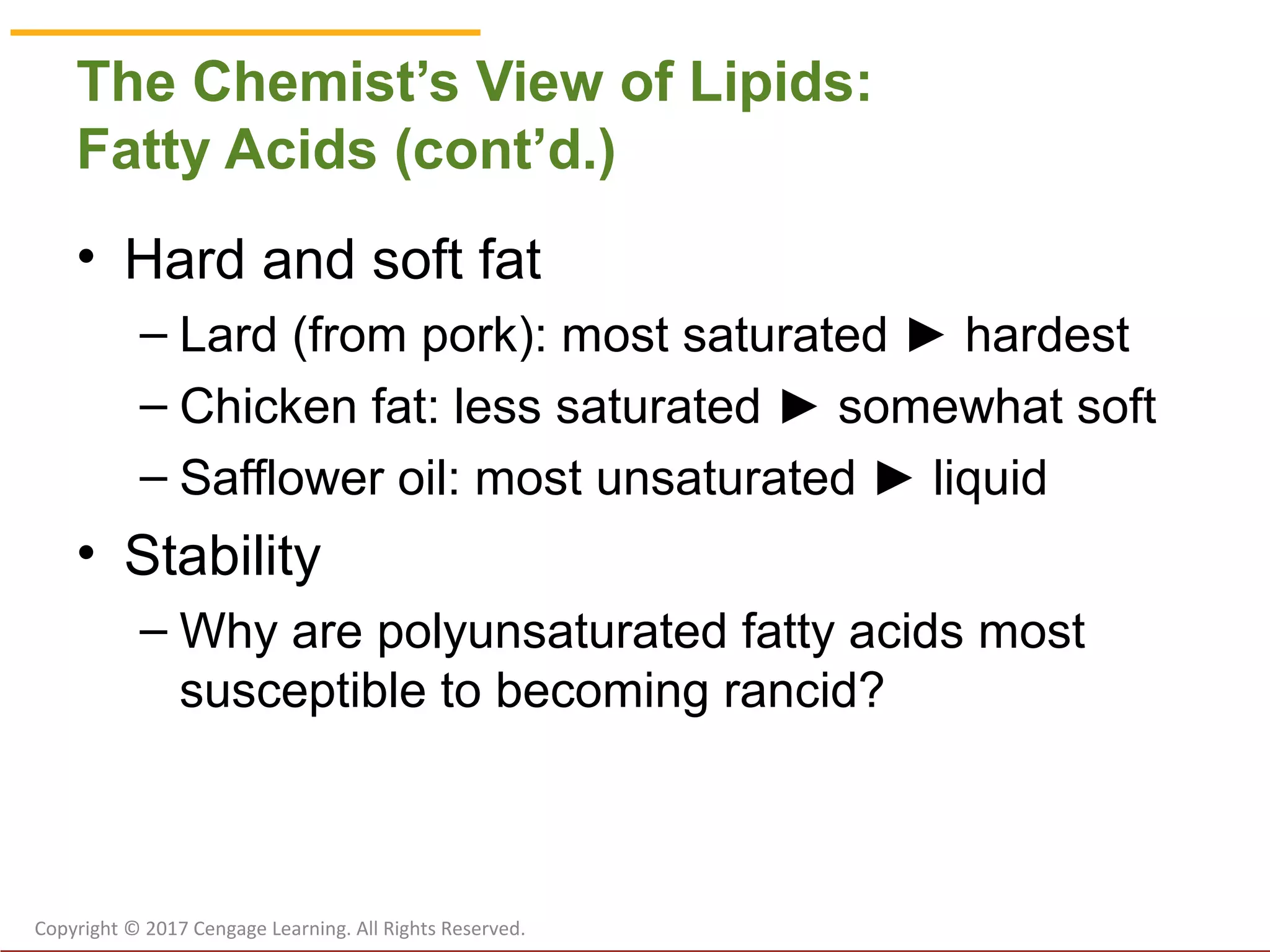 Chapter 4: Lipids | PPT