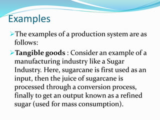 PRODUCTION SYSTEMS | PPTX