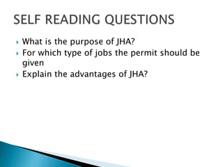 Job Hazard Analysis | PPTX