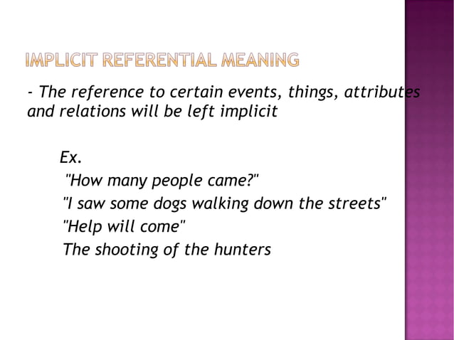 TRANSED Chapter4 Implicit meaning | PPT