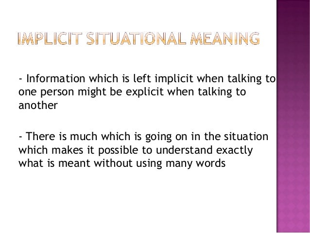 TRANSED Chapter4 Implicit meaning