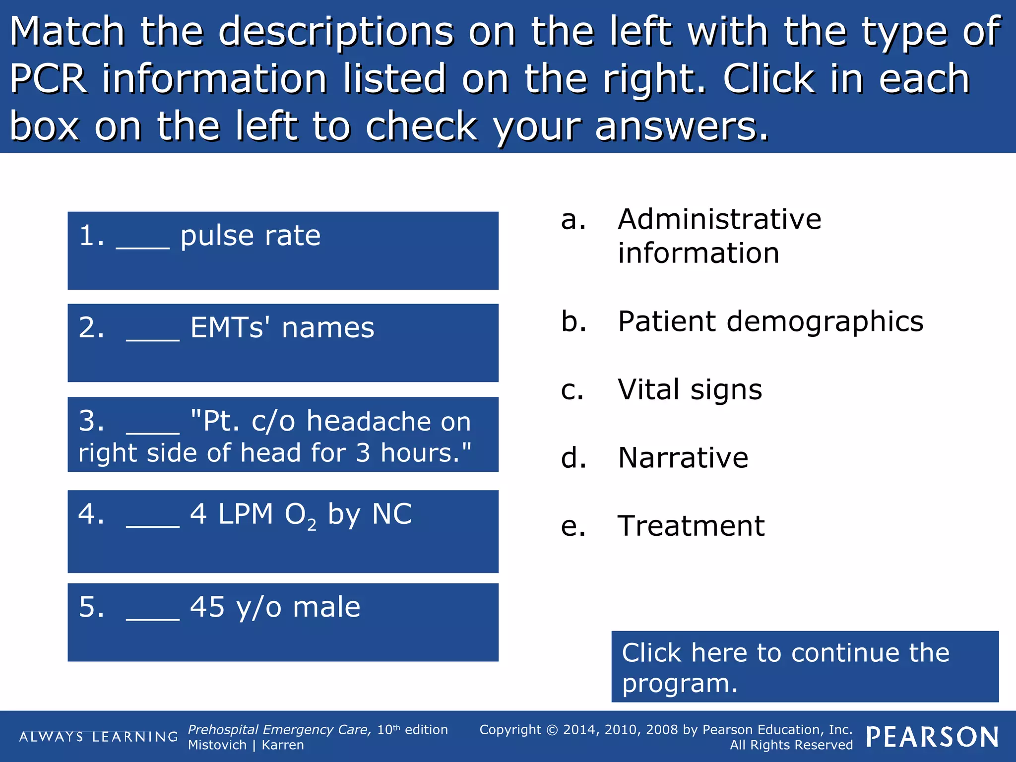 DMACC EMT Chapter 4 | PPT