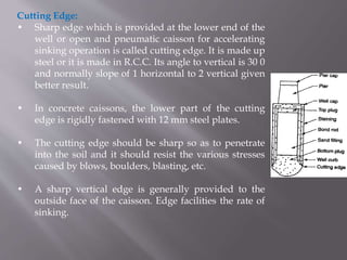 Chapter 4.3 well foundation-final-ppt | PPTX