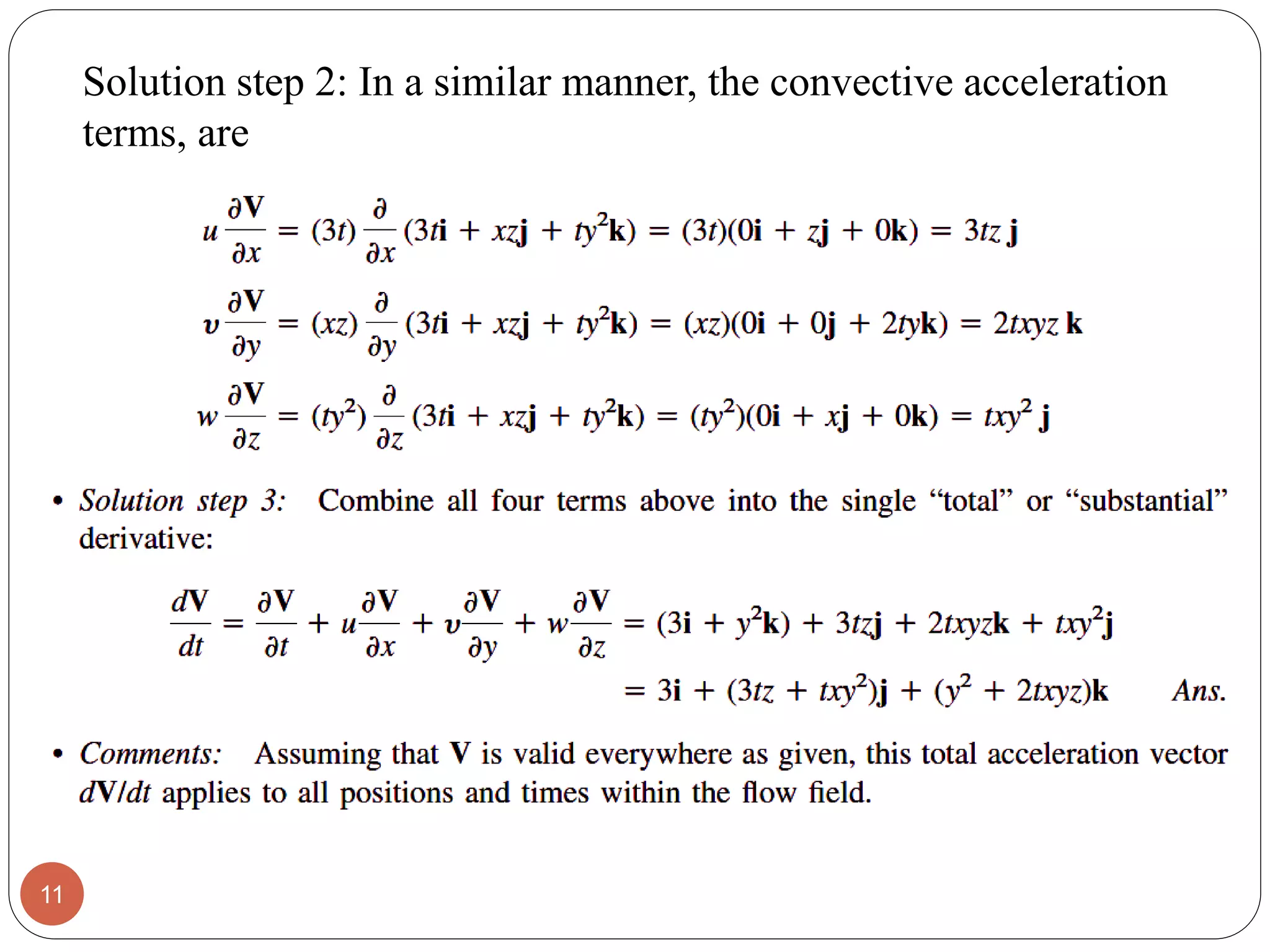 Fluid Mechanics Chapter 4. Differential relations for a fluid flow | PDF