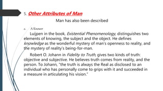 Chapter 4: THE PHILOSOPHY OF MAN (Man According to the Oriental ...