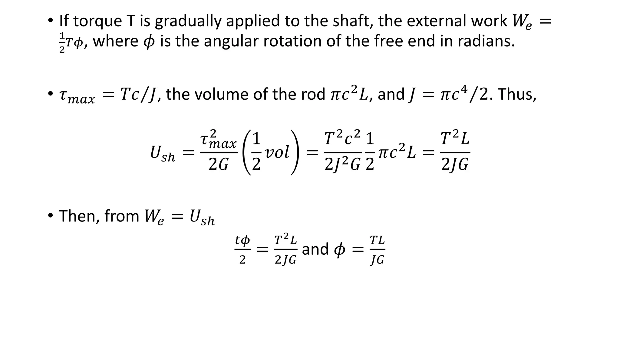 Chapter 4: Torsion | PPTX