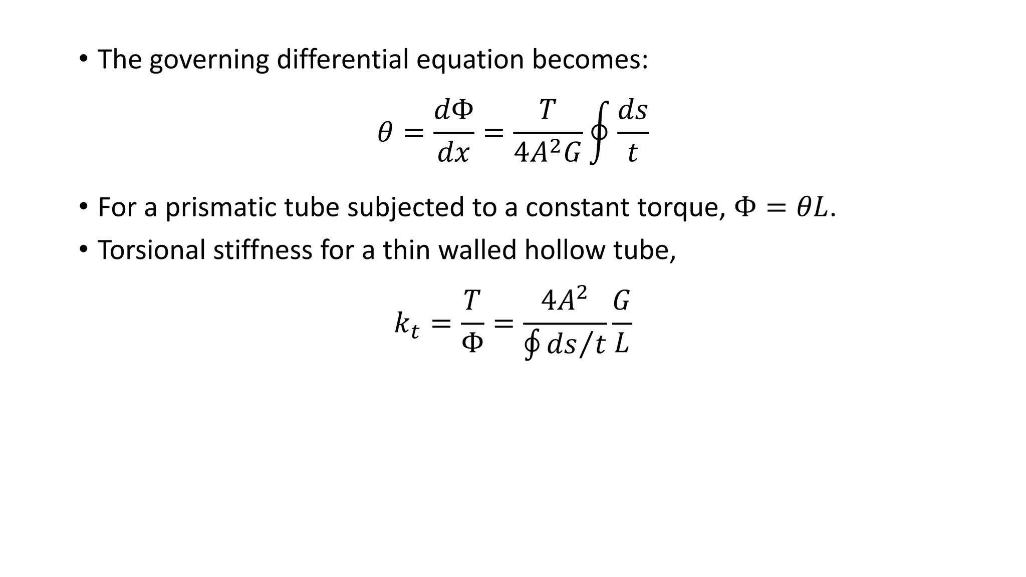 Chapter 4: Torsion | PPTX