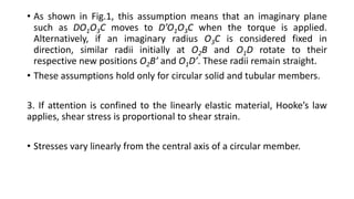 Chapter 4: Torsion | PPTX