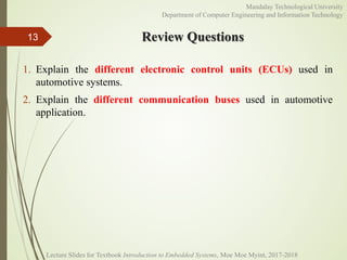 Chapter 4 Embedded System: Application and Domain Specific | PPTX