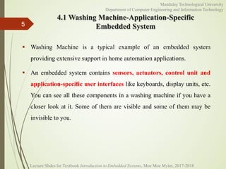 Chapter 4 Embedded System: Application and Domain Specific | PPTX