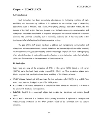 Conclusion for rain technology | DOCX