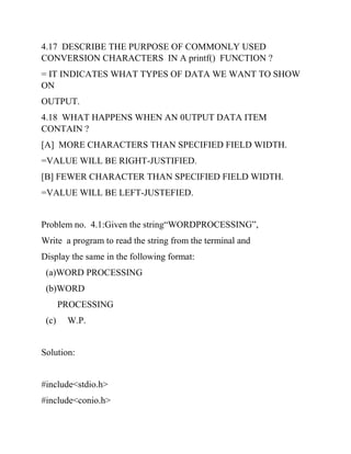 Chapter 4 : Balagurusamy Programming ANSI in C | PDF