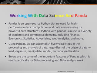 PYTHON-Chapter 4-Plotting and Data Science PyLab - MAULIK BORSANIYA | PPT