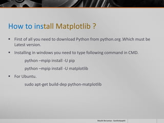 PYTHON-Chapter 4-Plotting and Data Science PyLab - MAULIK BORSANIYA | PPT