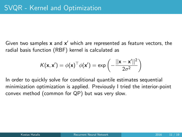 Constrained Support Vector Quantile Regression for Conditional Quantile Estimation | PPT