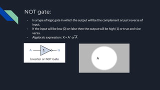 Chapter 4. logic function and boolean algebra | PPTX