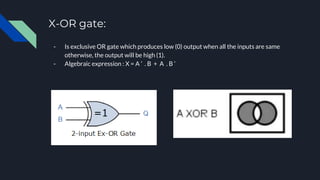 Chapter 4. logic function and boolean algebra | PPTX