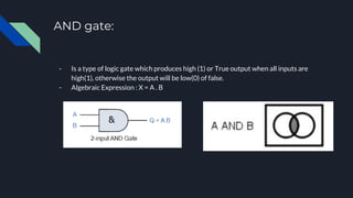 Chapter 4. logic function and boolean algebra | PPTX