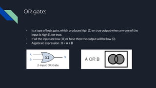 Chapter 4. logic function and boolean algebra | PPT