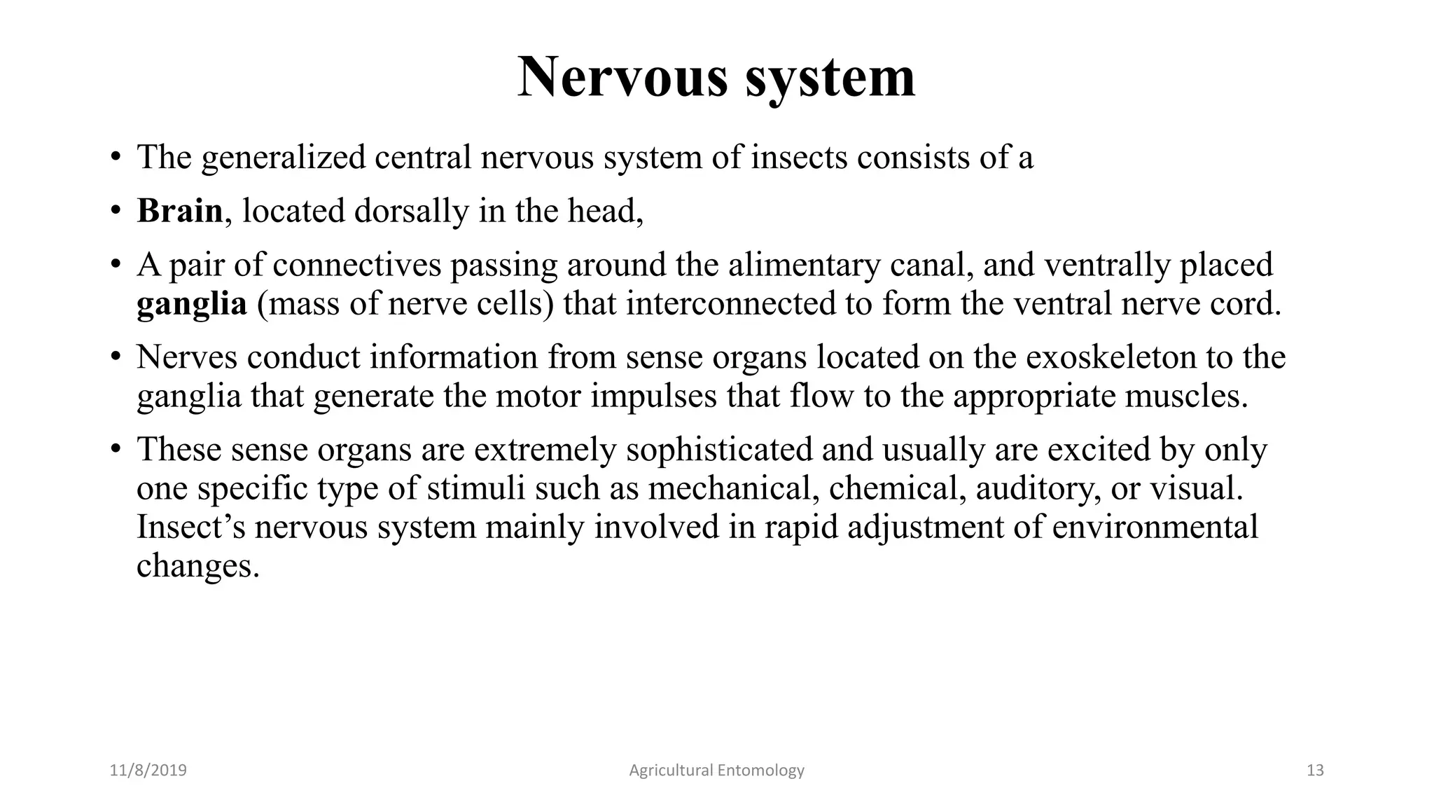 Chapter 4 INTERNAL STRUCTURE AND FUNCTION OF INSECT’S BODY (INSECT ...