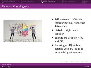 Chapter 4 -2.the four intelligences and it’s meanings | PDF