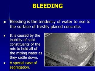 Properties of fresh and Hardened Concrete | PPT