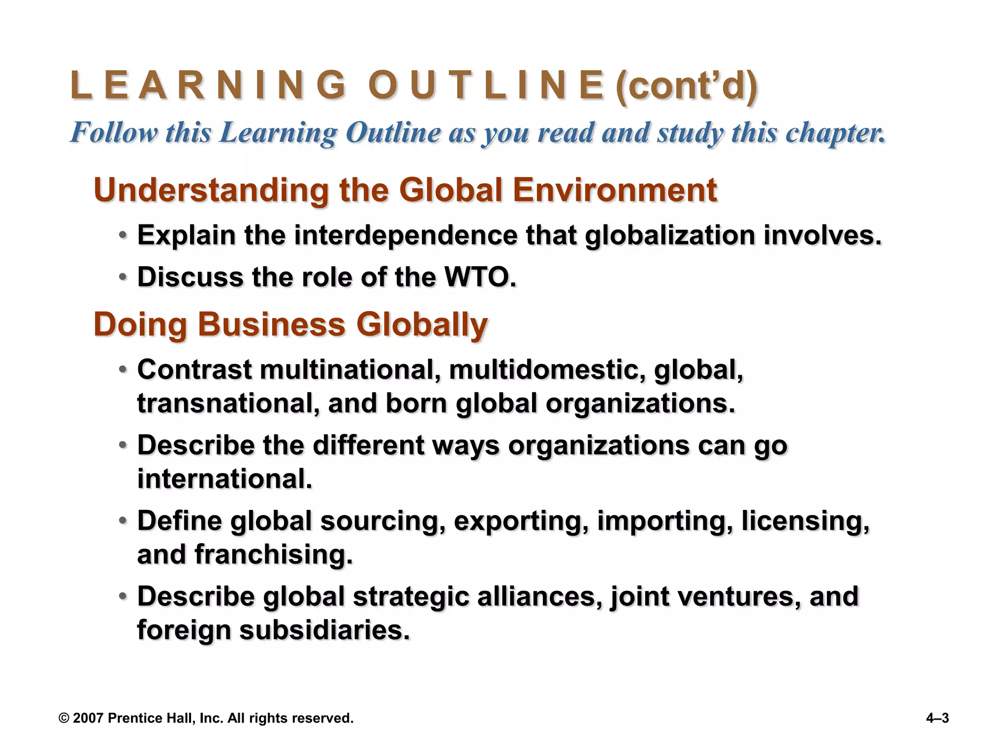 Management in Global environment | PPT