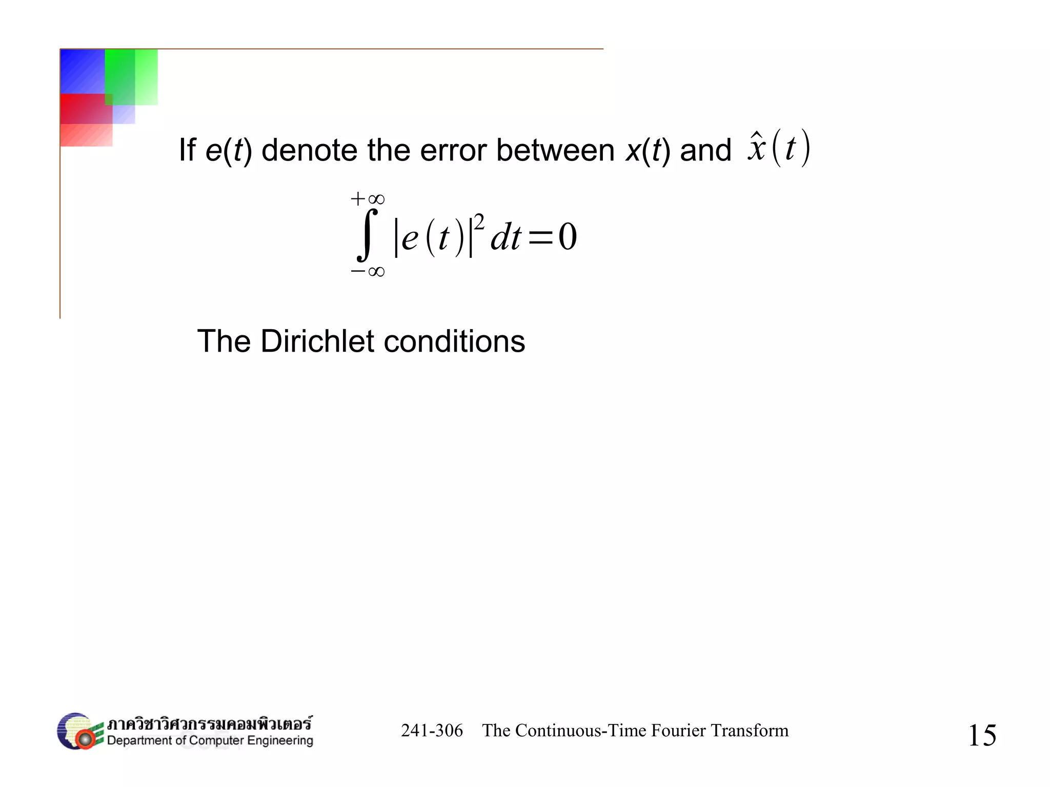 Chapter4 - The Continuous-Time Fourier Transform | PDF