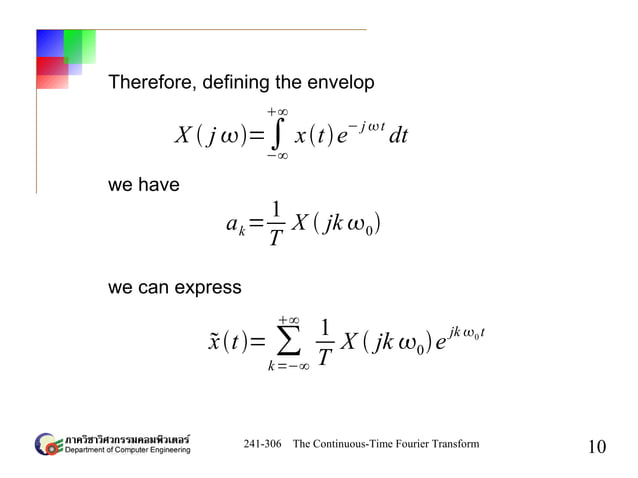 Chapter4 - The Continuous-Time Fourier Transform | PDF