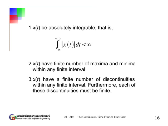 Chapter4 - The Continuous-Time Fourier Transform | PDF