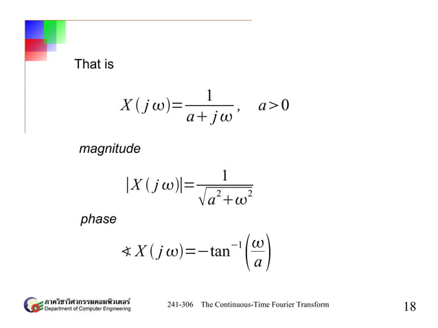Chapter4 - The Continuous-Time Fourier Transform | PDF