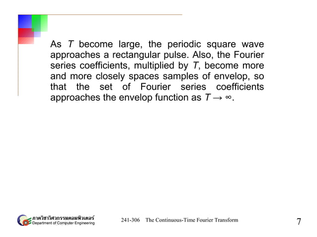 Chapter4 - The Continuous-Time Fourier Transform | PDF