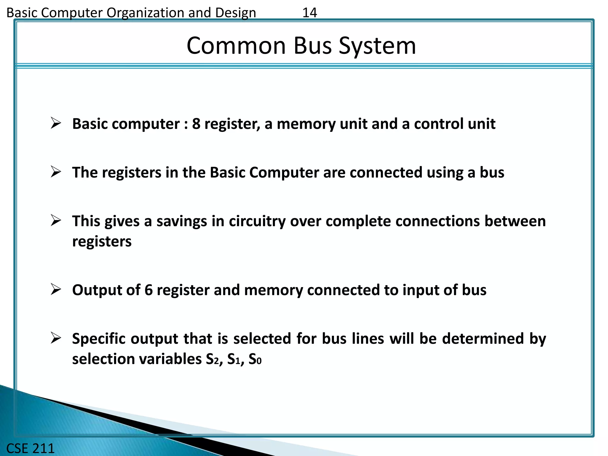 Instruction codes and computer registers | PPT