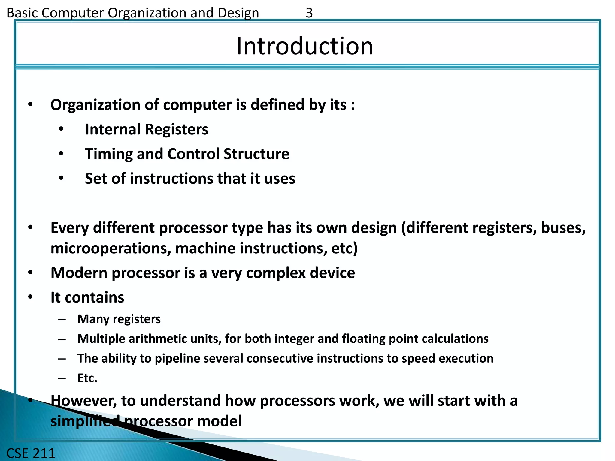 Instruction Codes And Computer Registers Ppt