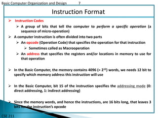 Instruction codes and computer registers | PPT