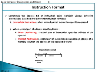 Instruction codes and computer registers | PPT