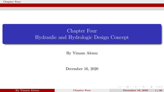 Hydraulic and Hydrologic Design Concept | PDF | Chemistry | Science