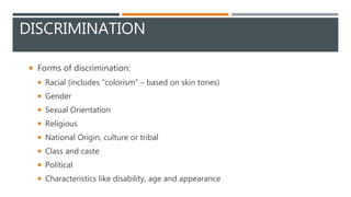 Chapter 4. discrimination in american society | PPT