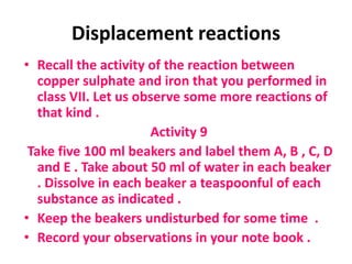 Chapter 4 metals and non-metals | PPTX