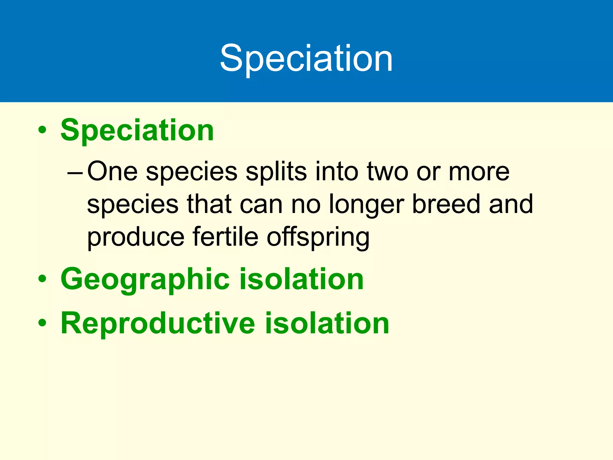 Biodiversity and evolution | PPT