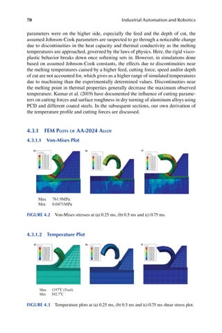 FEA of Orthogonal turning of Three aluminium alloys using John Cook plasticity model | PDF