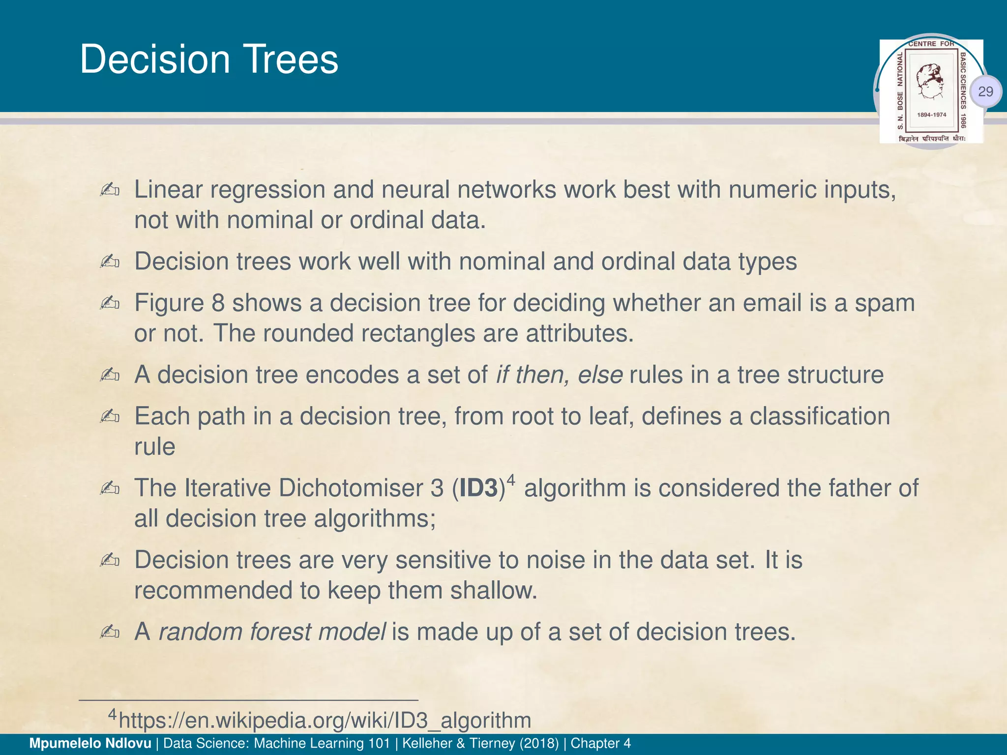 Data Science Chapter 4: Machine Learning 101 | PDF