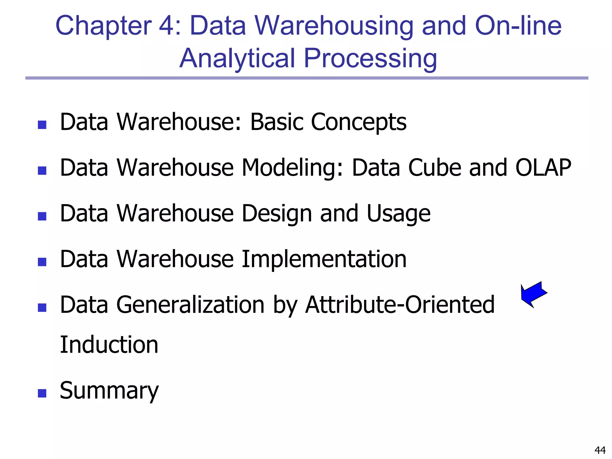 Chapter 4. Data Warehousing and On-Line Analytical Processing.ppt