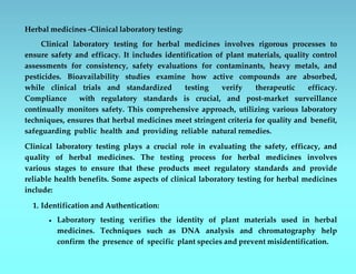 Testing of Herbals. | PPTX